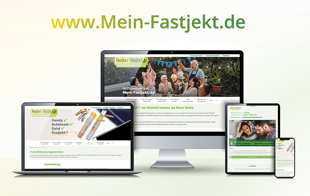 Informations- und Serviceangebote www.Mein-Fastjekt.de